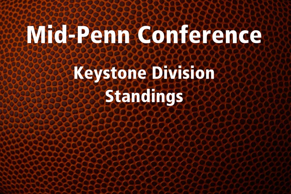 Mid-Penn Conference Keystone Division Standings - 4th Down Magazine